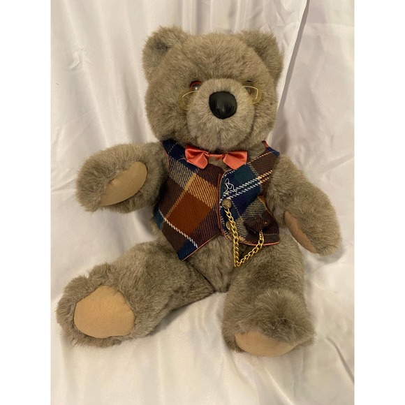 Applause | Toys | Applause Vintage 986 Teddy Bear Grandpa Sam Beige 18 ...